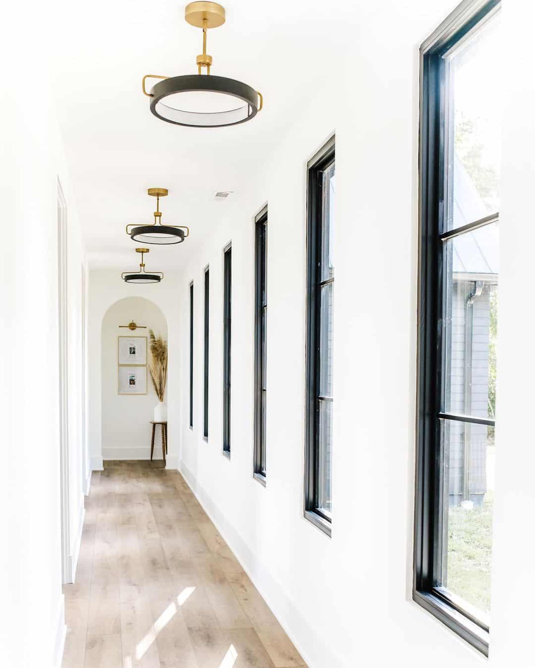 Black Window Frames and Matching Pendants - Soul & Lane