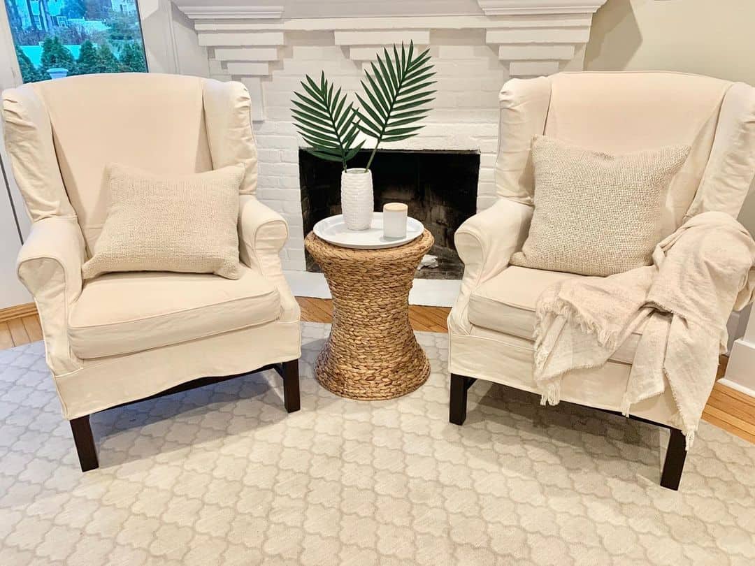 Boho-inspired White Fireplace Ideas - Soul & Lane