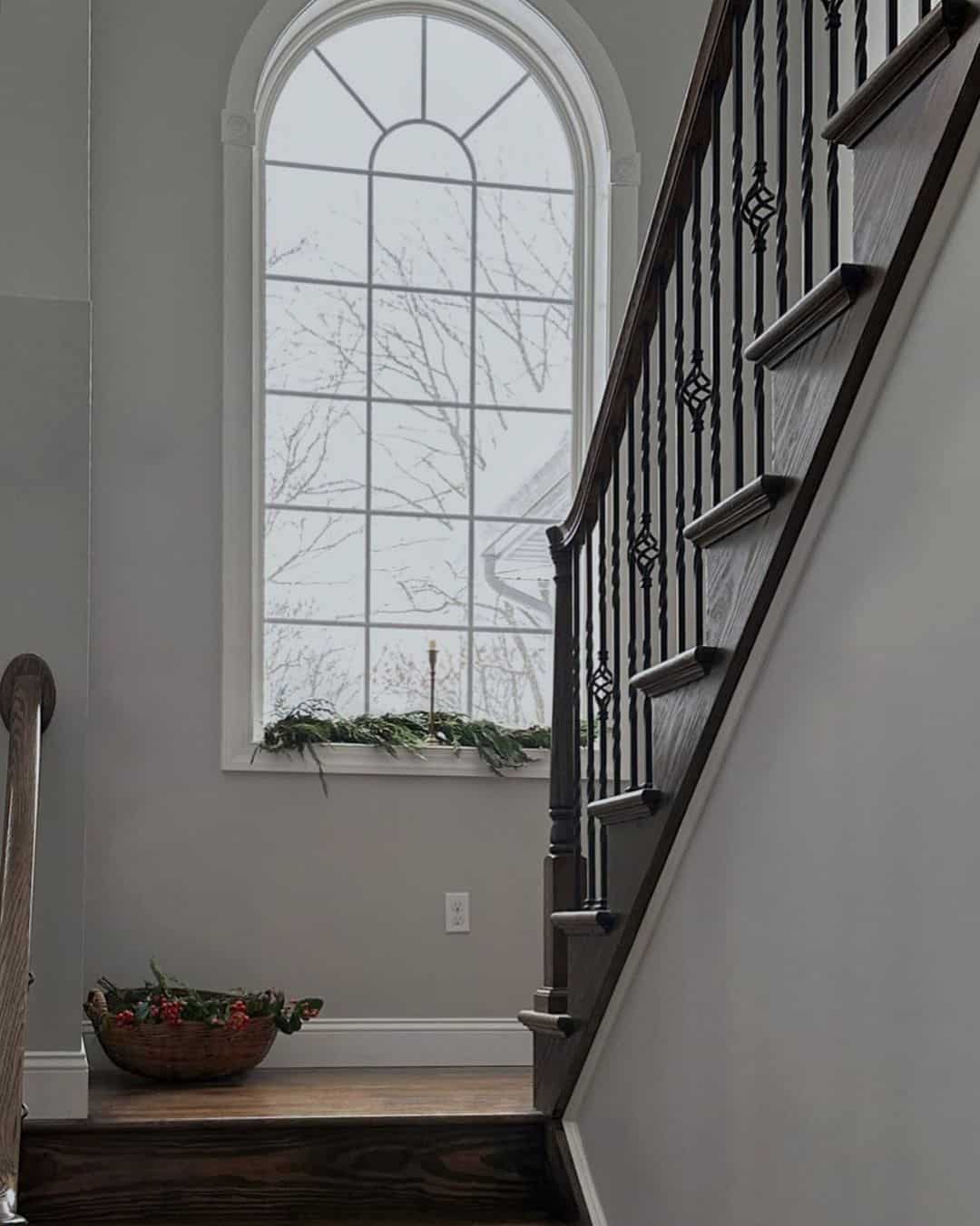 Classic Arched Stairwell Window - Soul & Lane