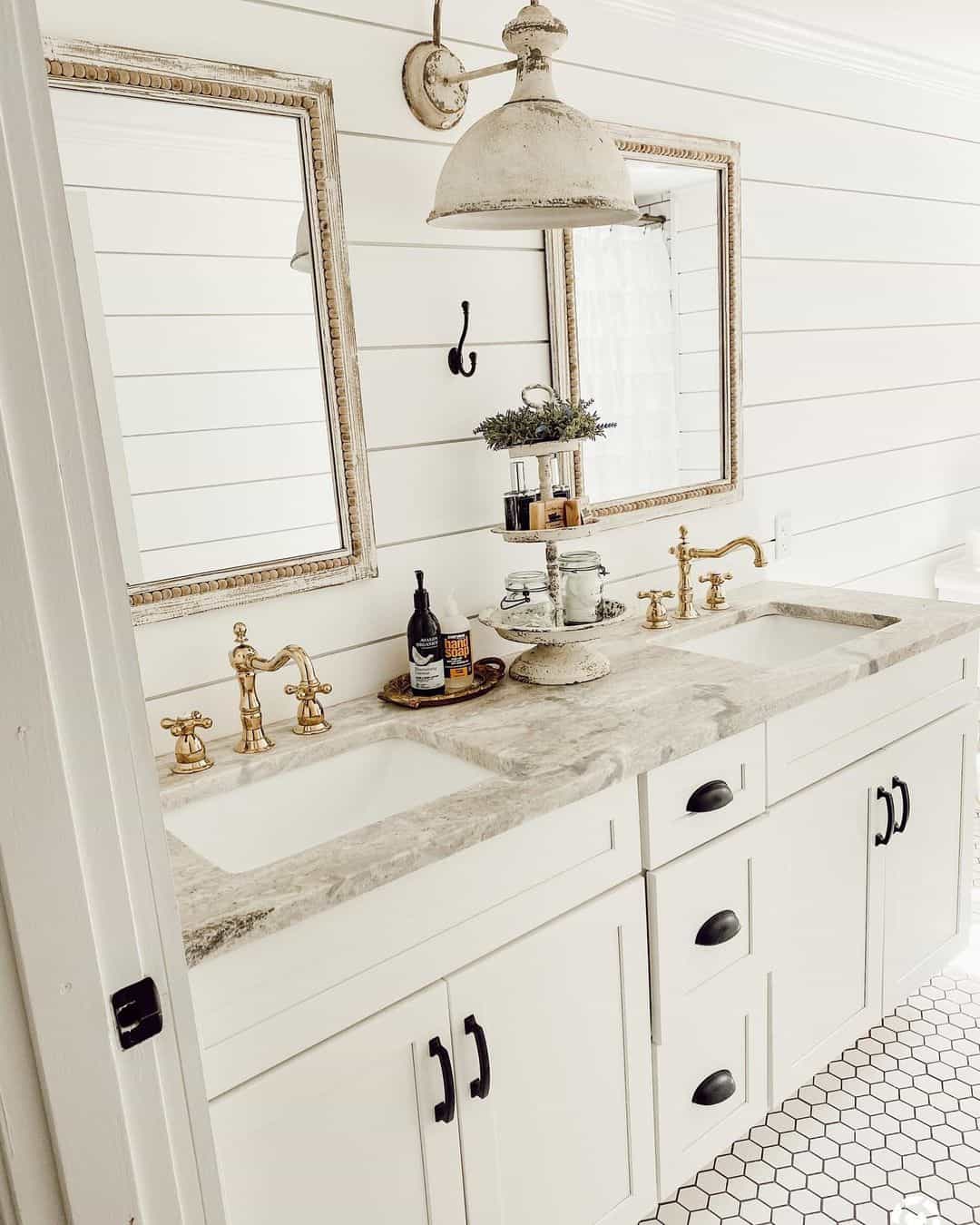 Distressed Mirrors and Mosiac Tile - Soul & Lane