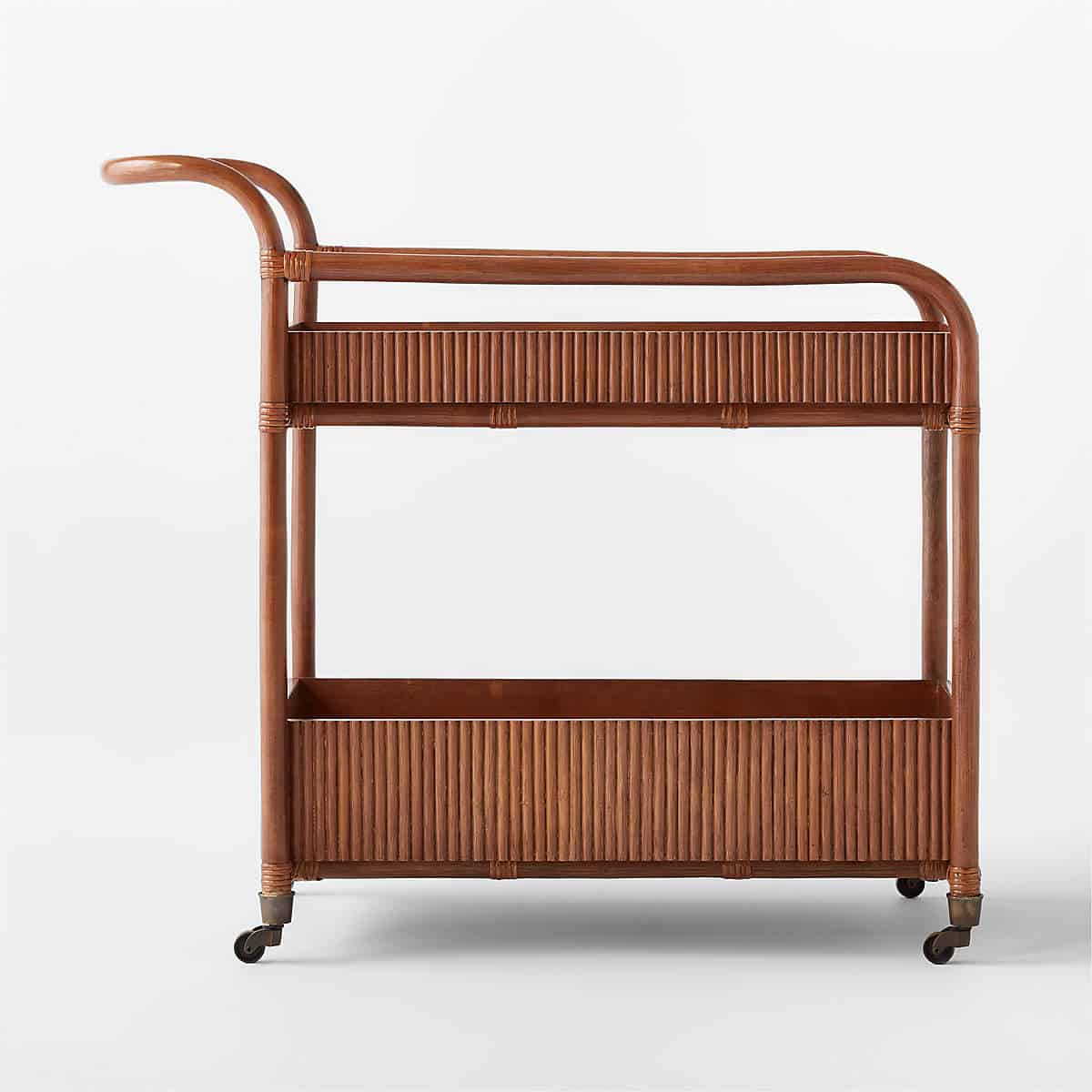 9 Beautiful Rattan Bar Carts to Accessorize Your Home
