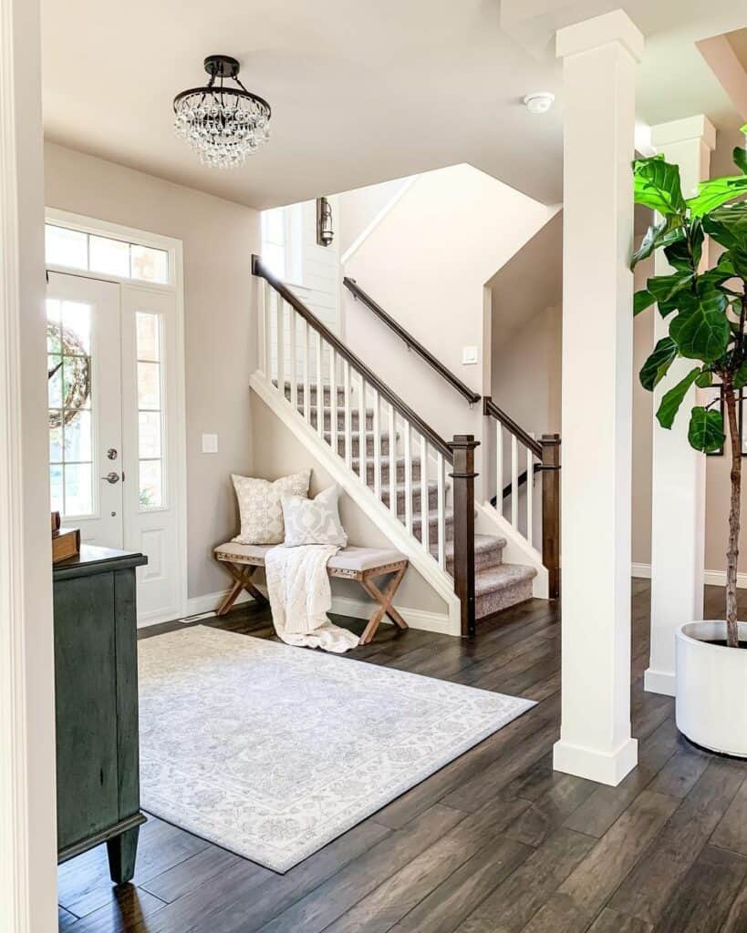 Farmhouse Contemporary Staircase