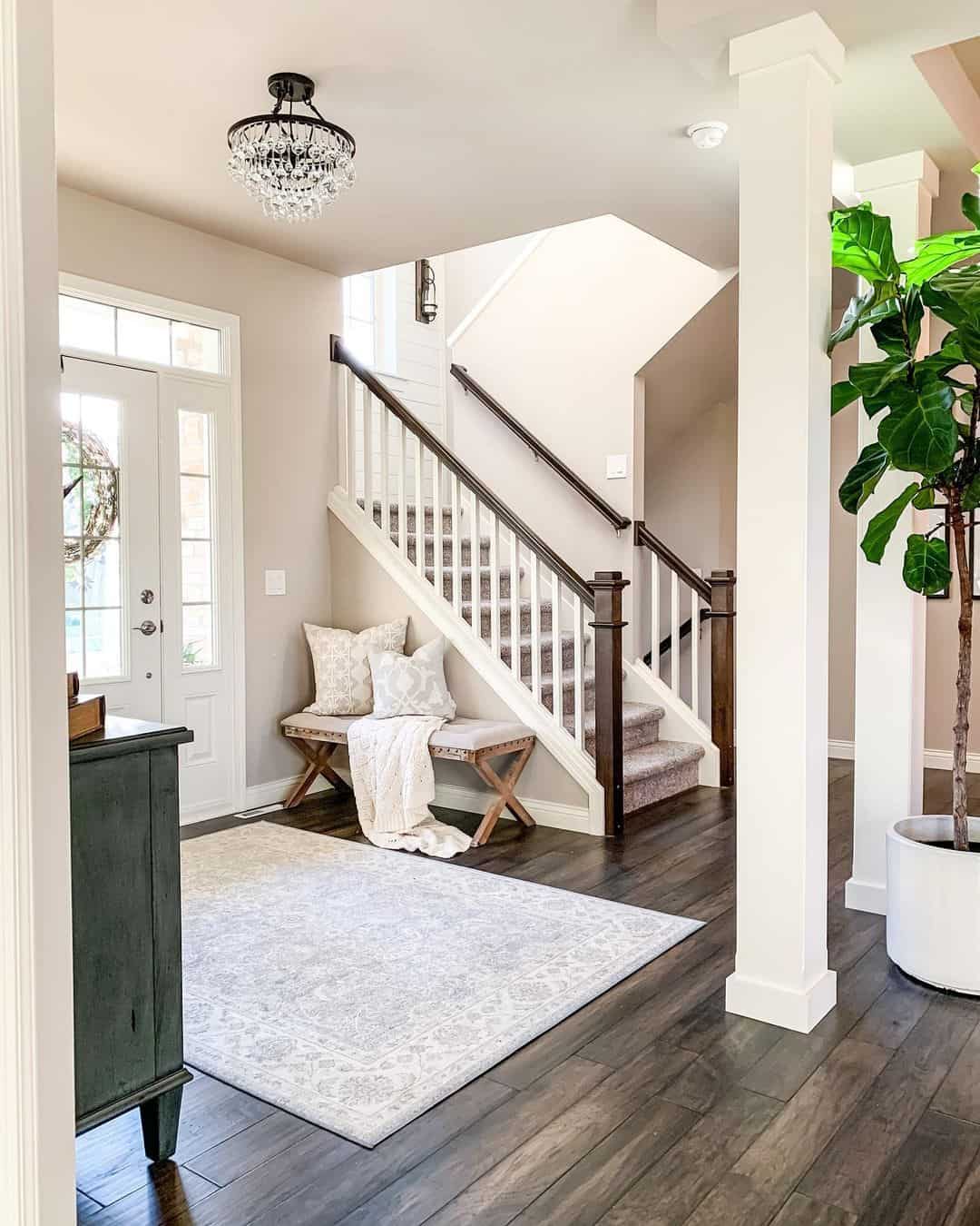 30 Stunning Modern Farmhouse Staircase Ideas