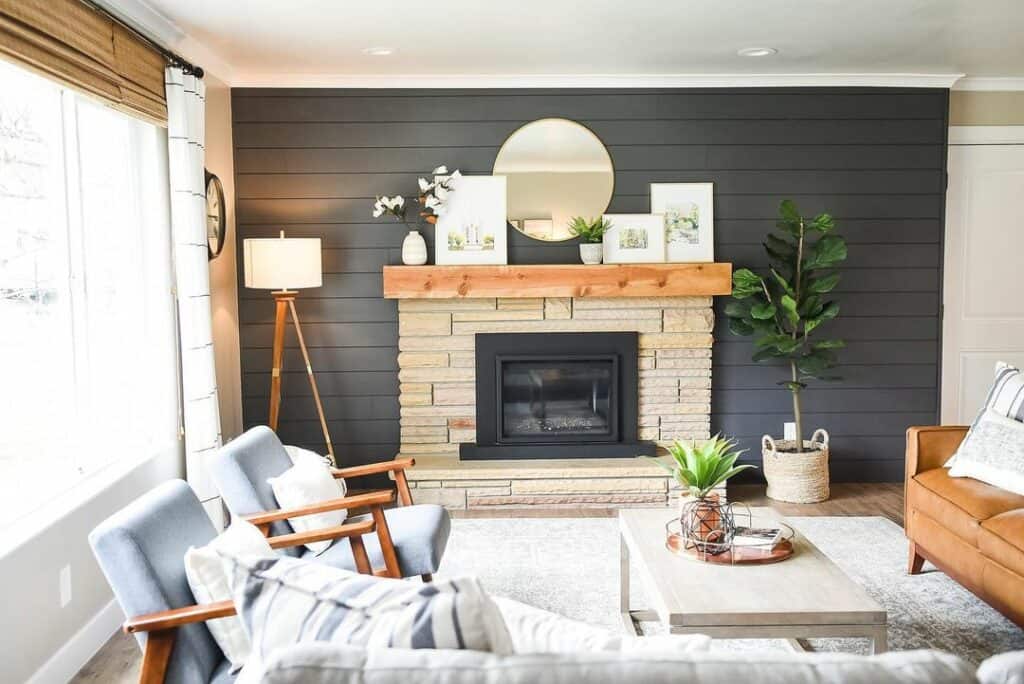 Horizontal Shiplap Paneling Accent Wall - Soul & Lane