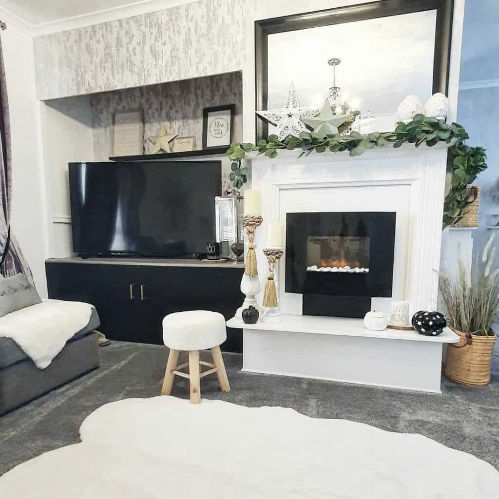 Layered Rug Enhances Living Room Carpet Ideas - Soul & Lane