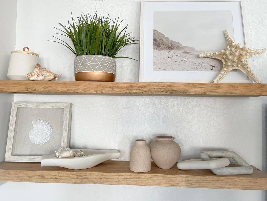 Modern Coastal Shelf Décor Ideas - Soul & Lane