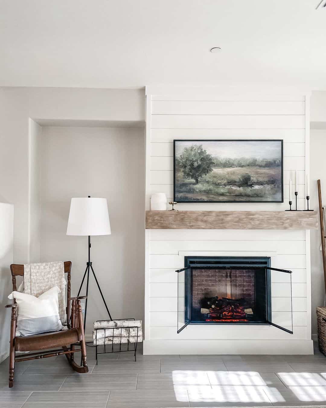 Modern Farmhouse TV Wall Design Ideas - Soul & Lane
