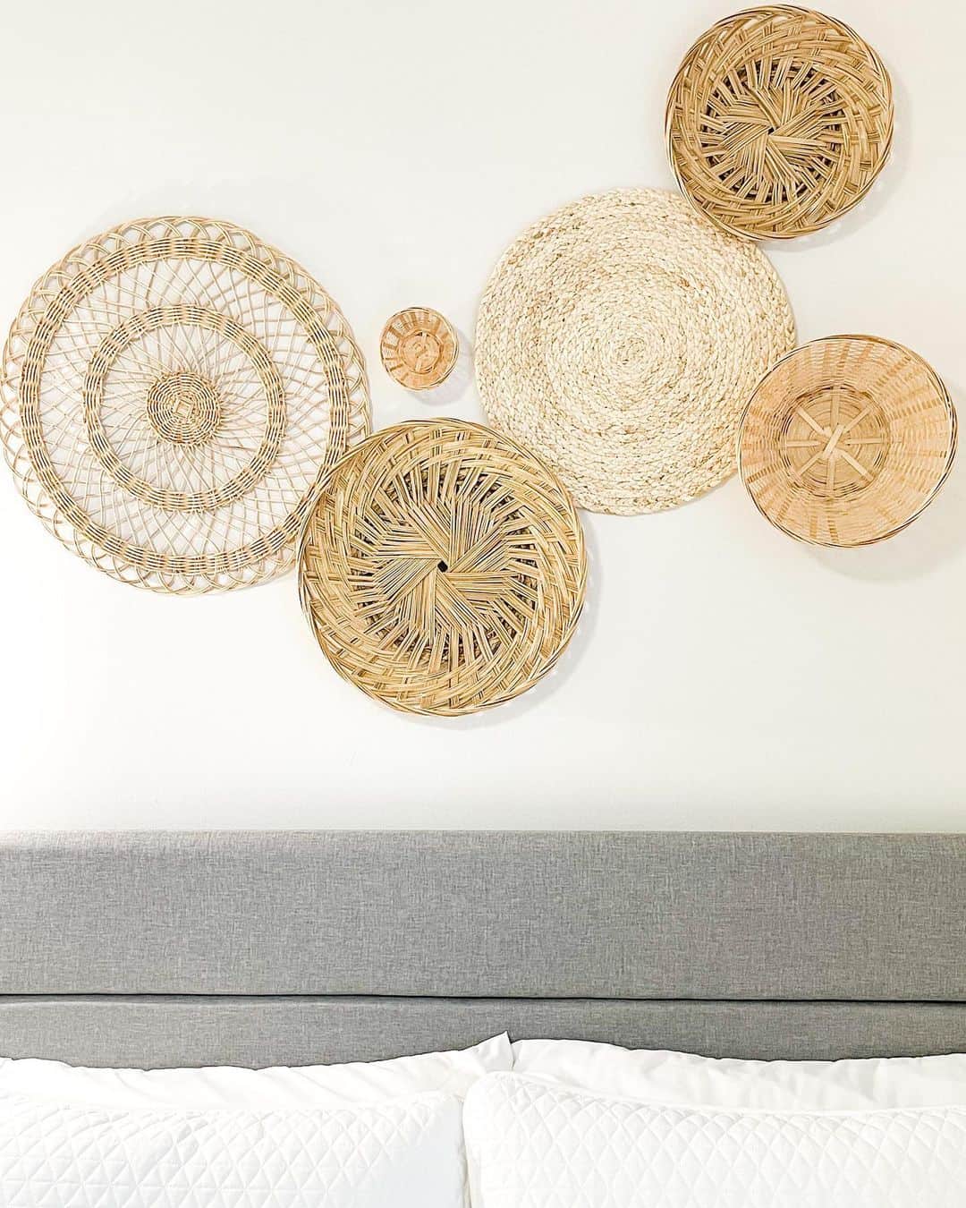 Neutral Flat Wall Baskets - Soul & Lane
