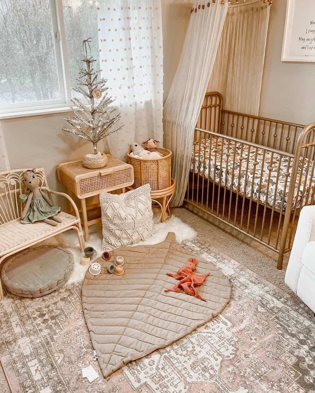 Organic Nursery With Neutral Playmat - Soul & Lane