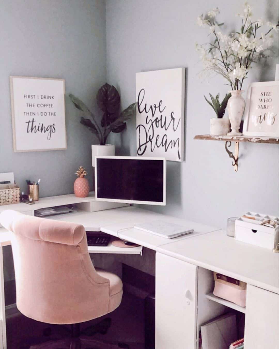 30 Creative Home Office Desk Ideas To Increase Production