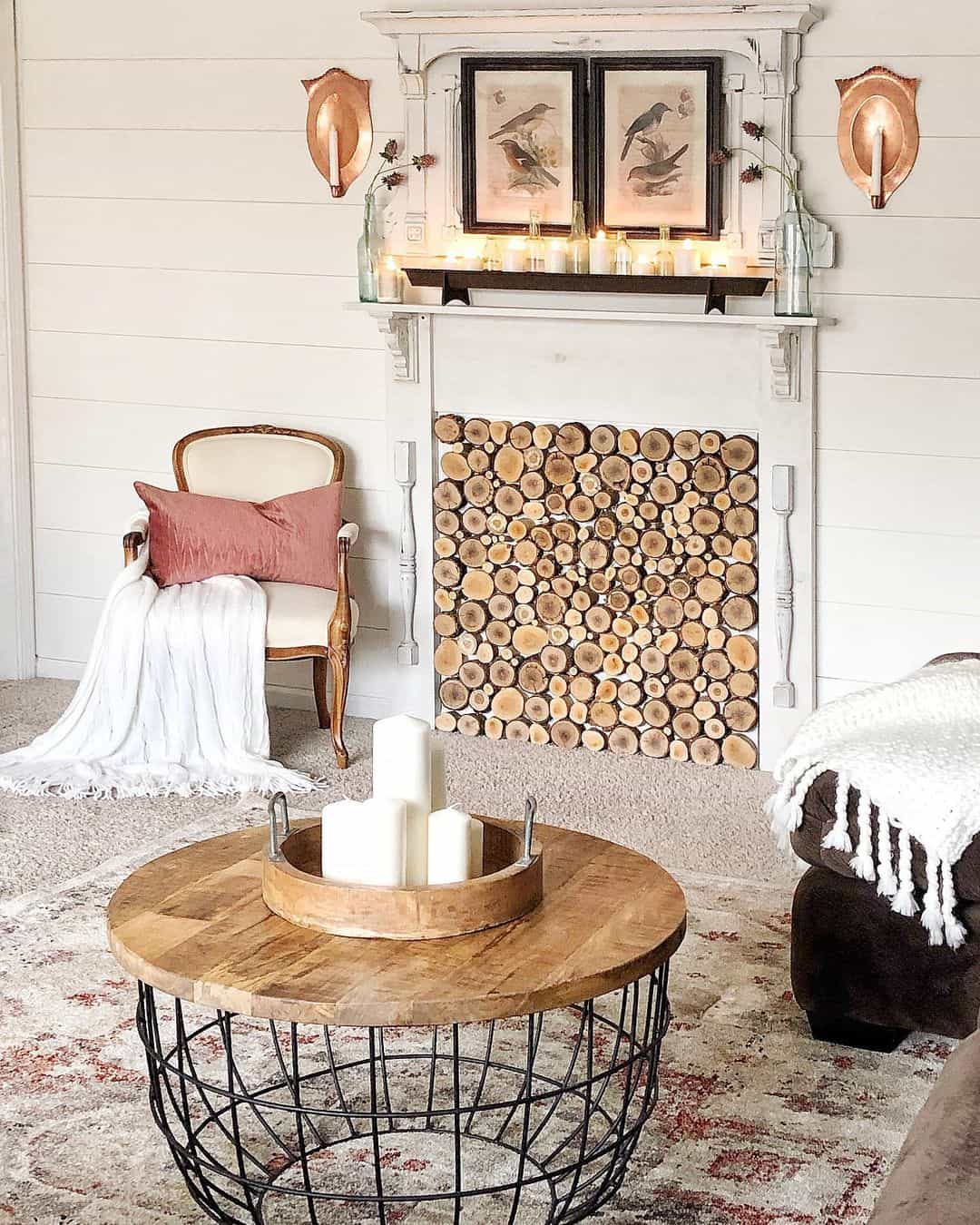 Round Storage Coffee Table Living Room - Soul & Lane