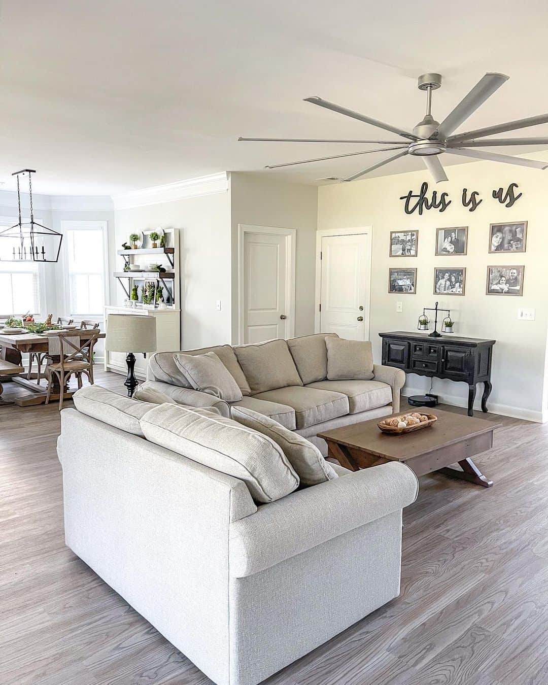 Simple Farmhouse Living Room - Soul & Lane