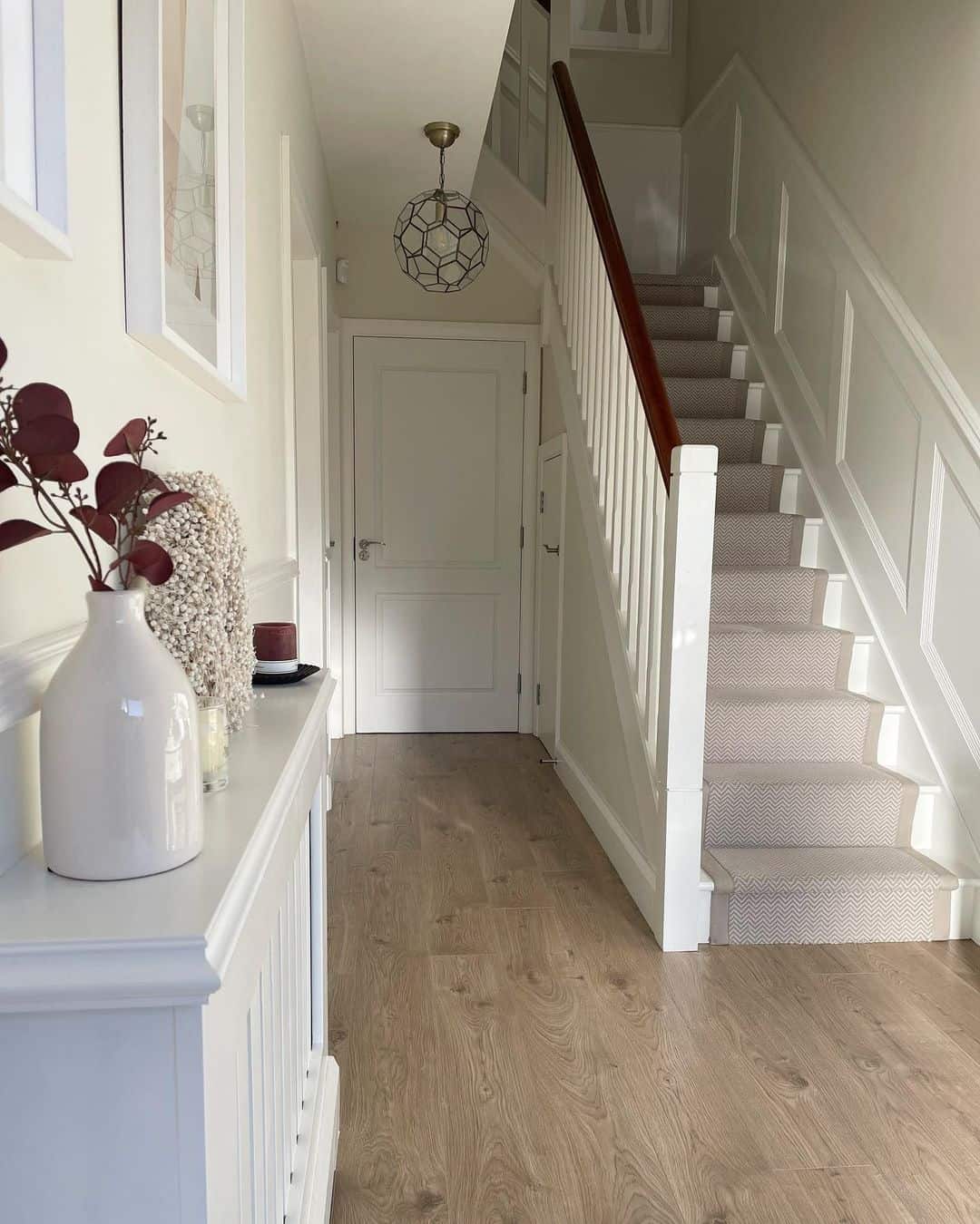 White Stairs in Entry Hall - Soul & Lane