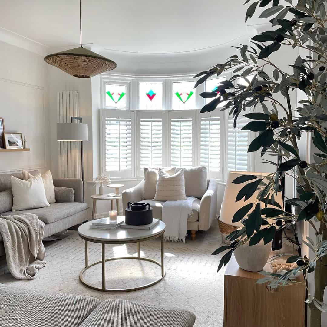 White Walls With Stained Glass Windows - Soul & Lane