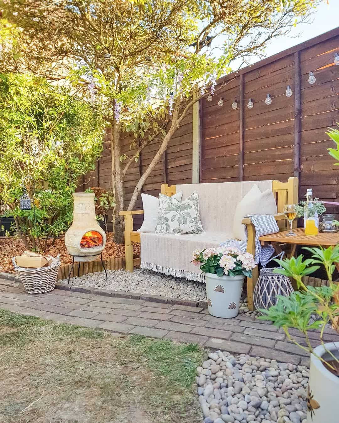 Chiminea Clay Outdoor Fireplace - Soul & Lane