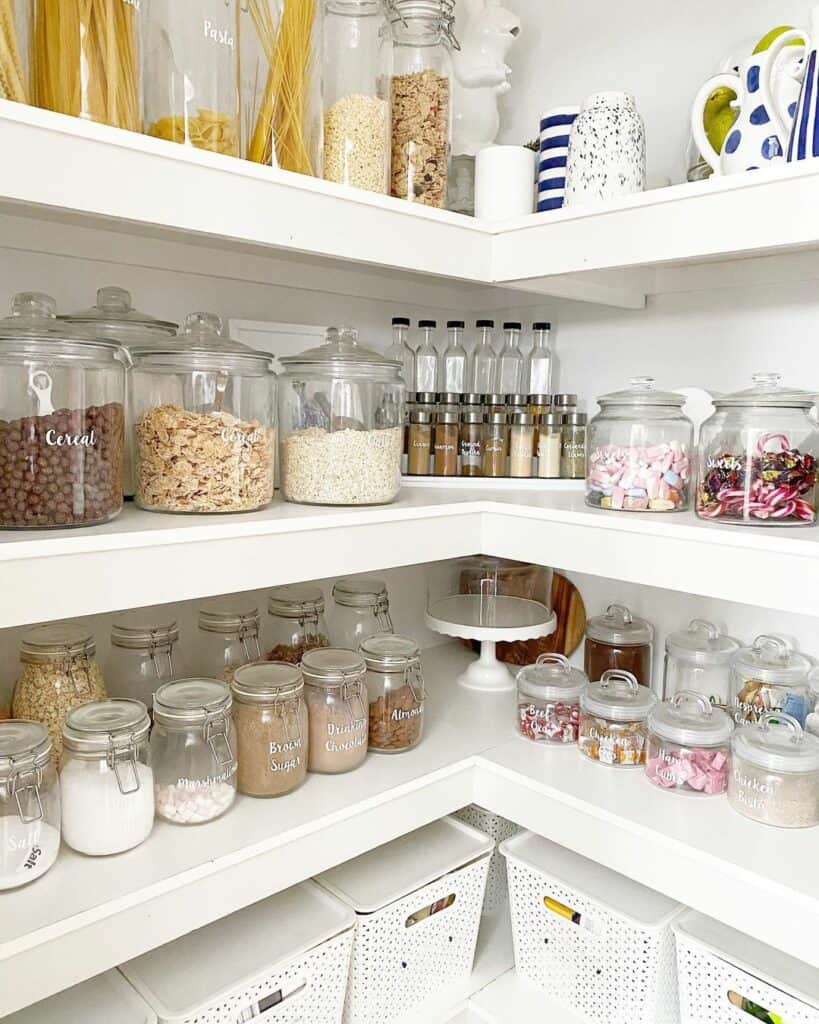 24 Floating Pantry Shelves to Define Your Space