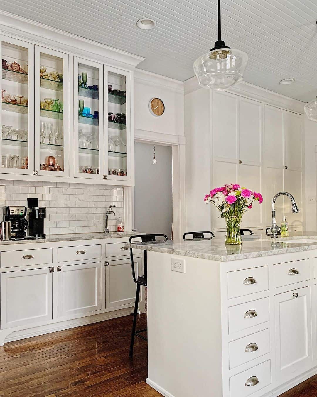 Rainbow Glassware on Display - Soul & Lane