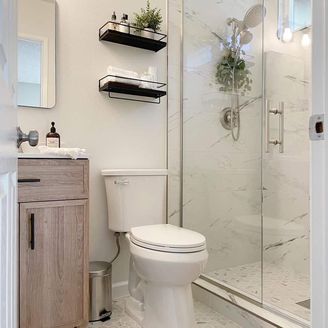29 Beautiful Small Bathroom Walk In Shower Ideas And Designs