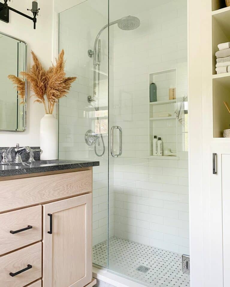 Small Modern Farmhouse Bathroom Design Features - Soul & Lane