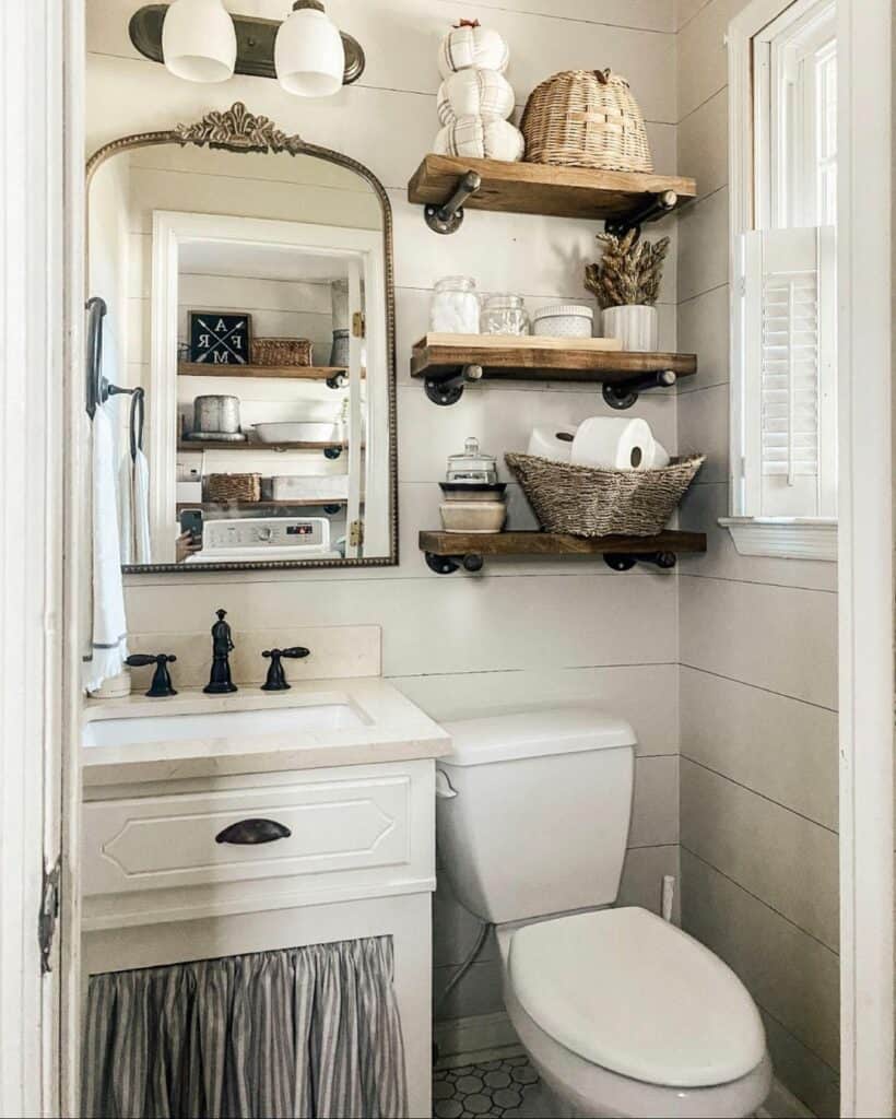 Vanity Storage With Curtain - Soul & Lane