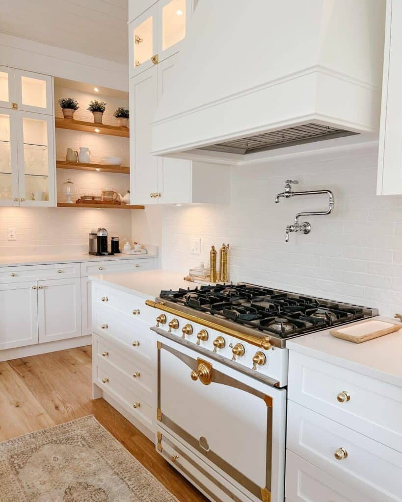 Antique White and Gold Kitchen Appliance - Soul & Lane