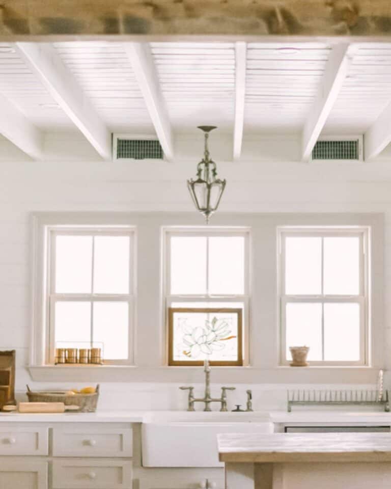 Antique Wood Ceilings in a Vintage Kitchen - Soul & Lane