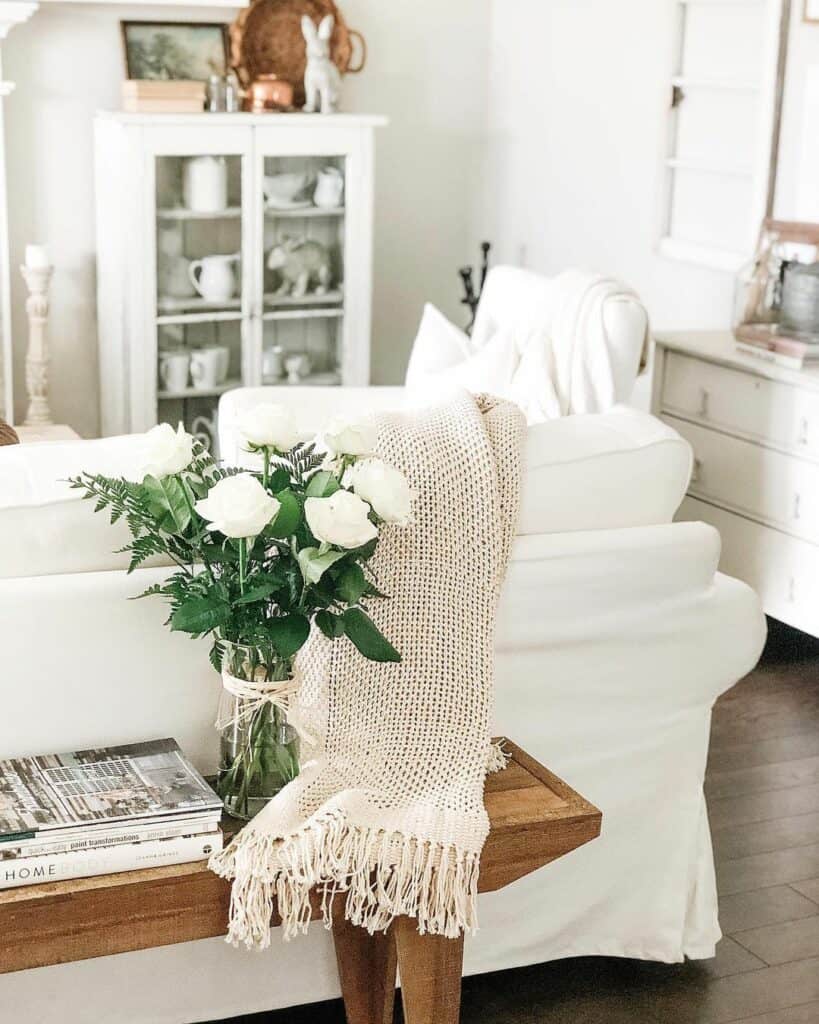 Cozy Cottage Décor With Bright White Sofa - Soul & Lane