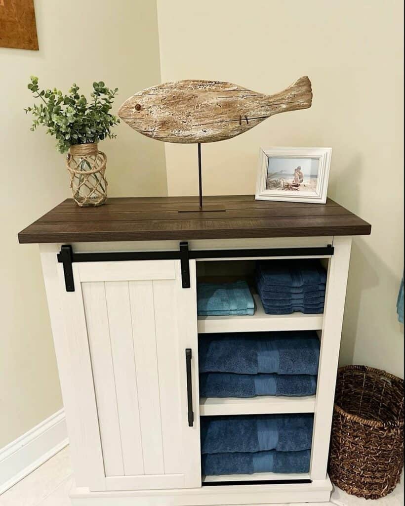 Farmhouse Coastal Storage Cabinet - Soul & Lane