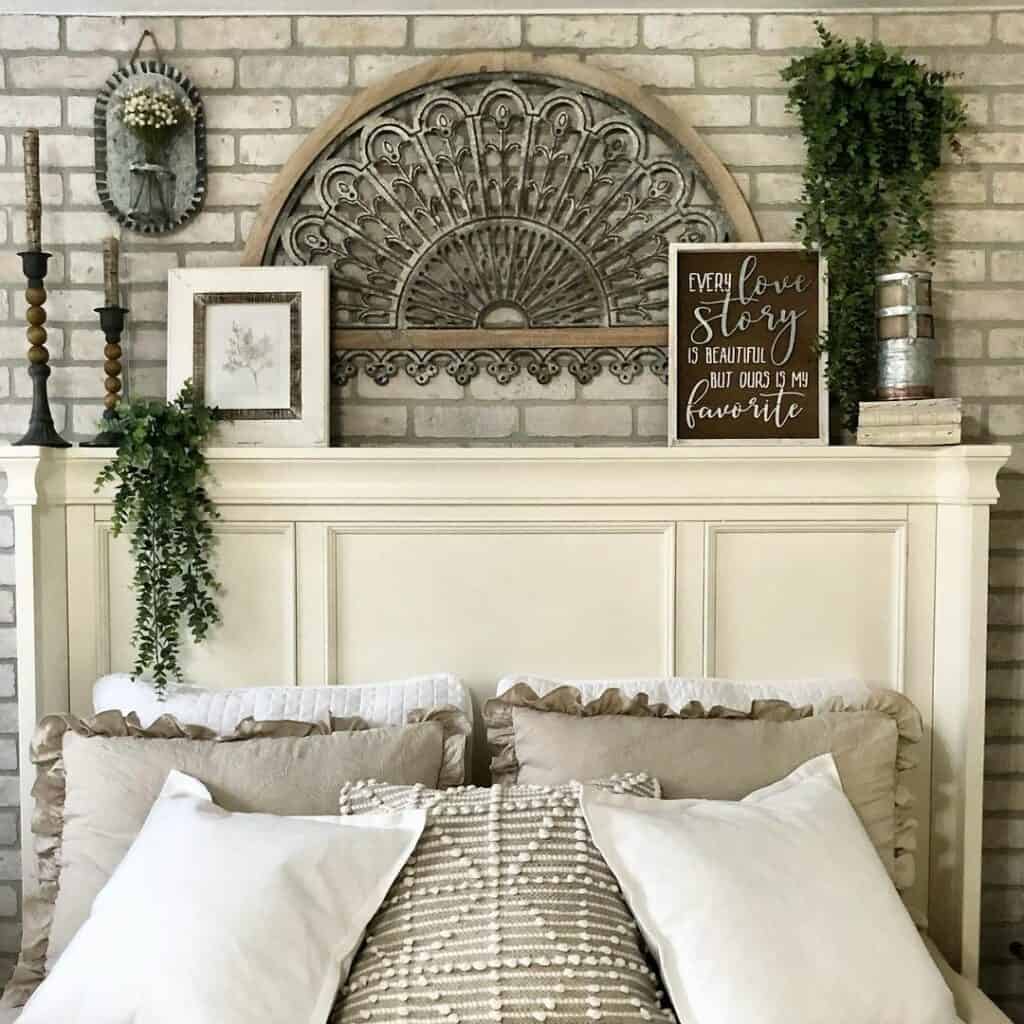 Faux Textured Brick Feature Wall - Soul & Lane