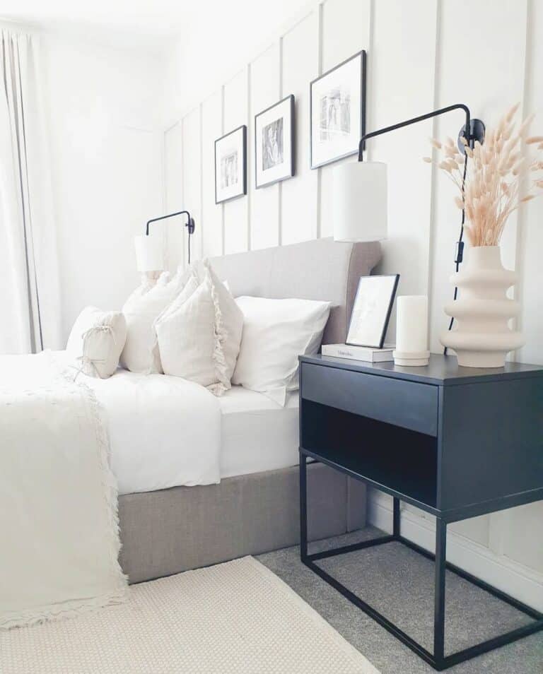 Modern Décor in Board and Batten Bedroom - Soul & Lane