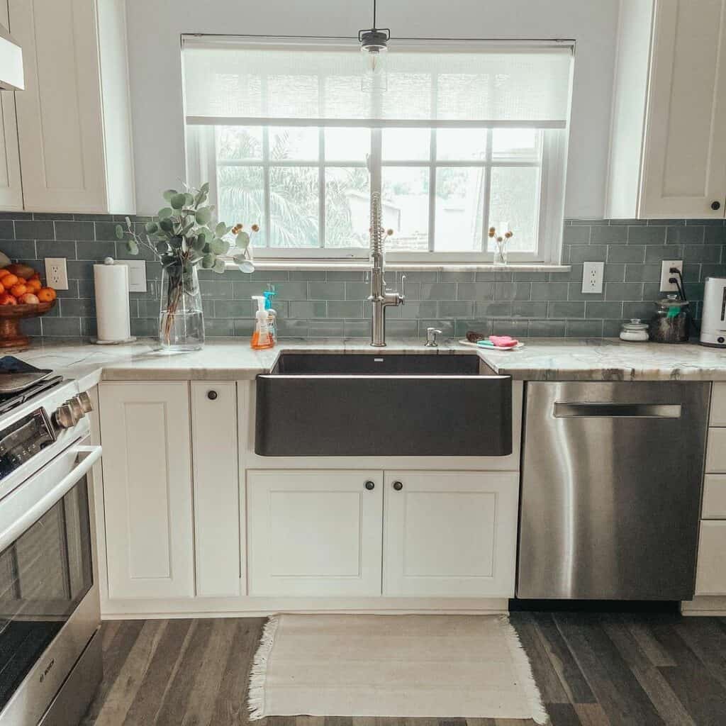 Modern Elements Enhance a Farmhouse Kitchen - Soul & Lane