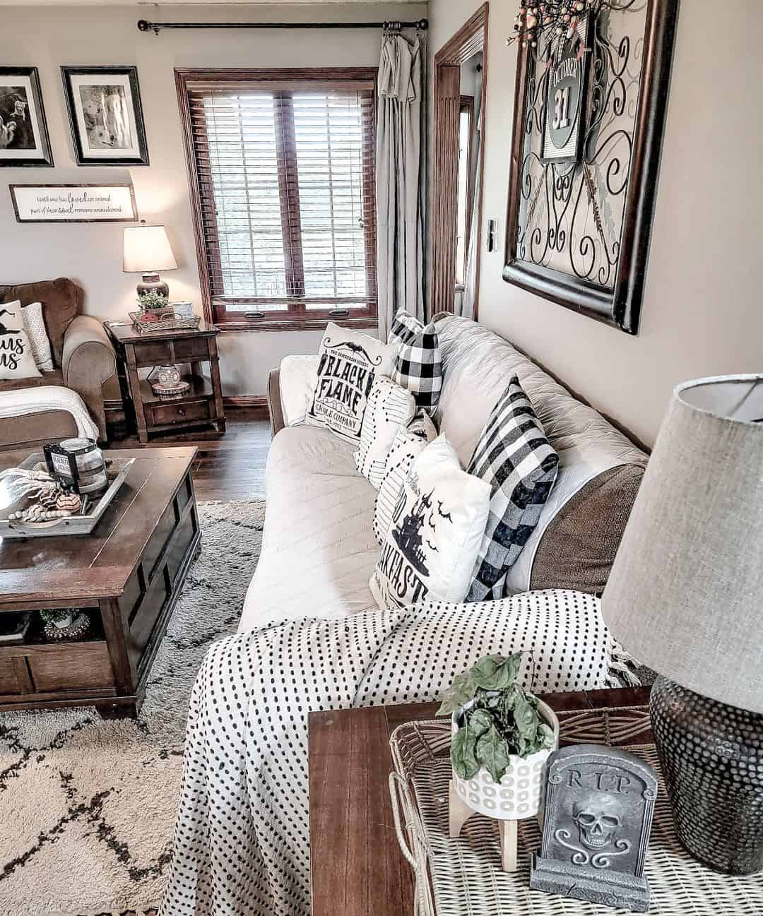 Moody Masculine Farmhouse Living Room - Soul & Lane