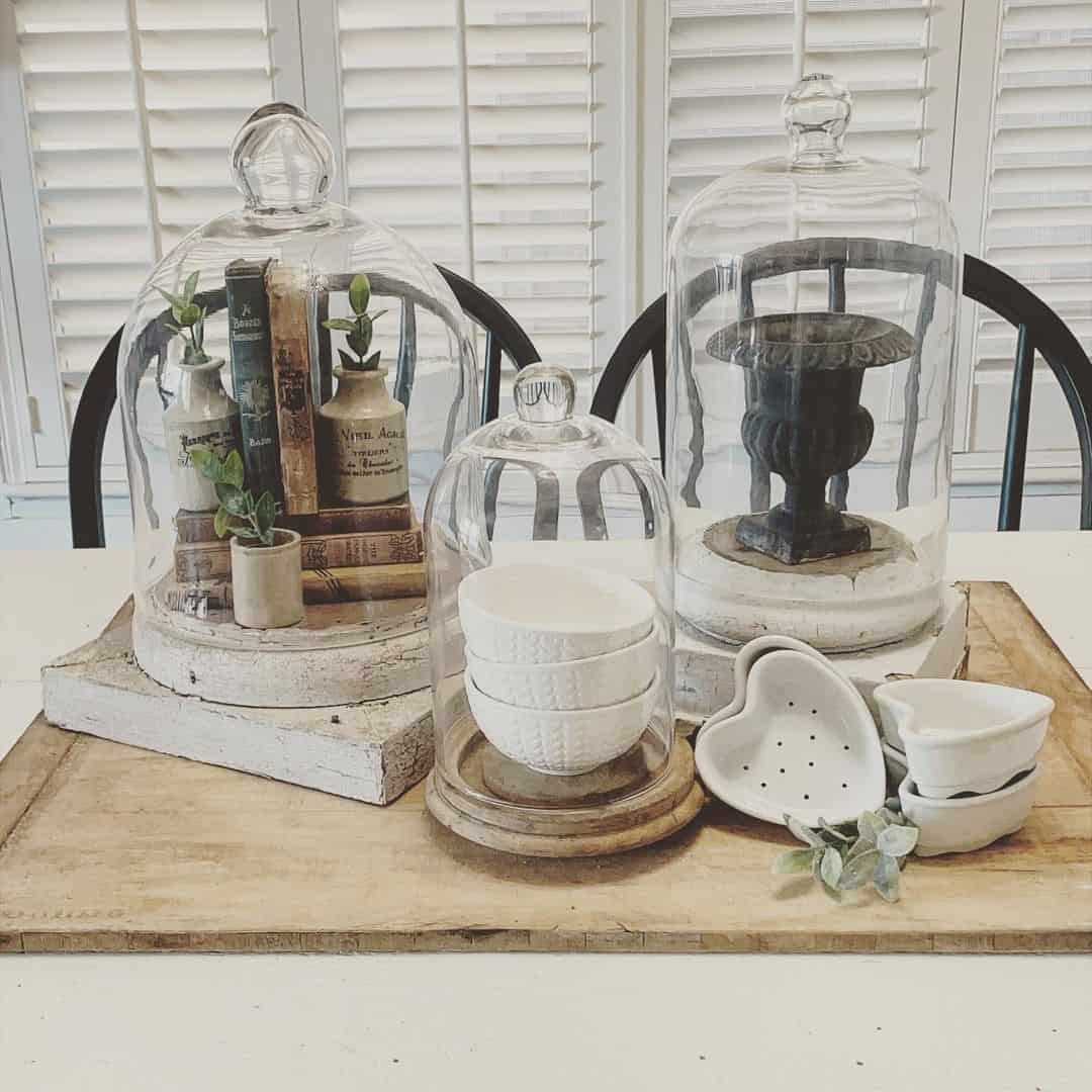 Rustic Bell-shaped Cloche Tablescape - Soul & Lane