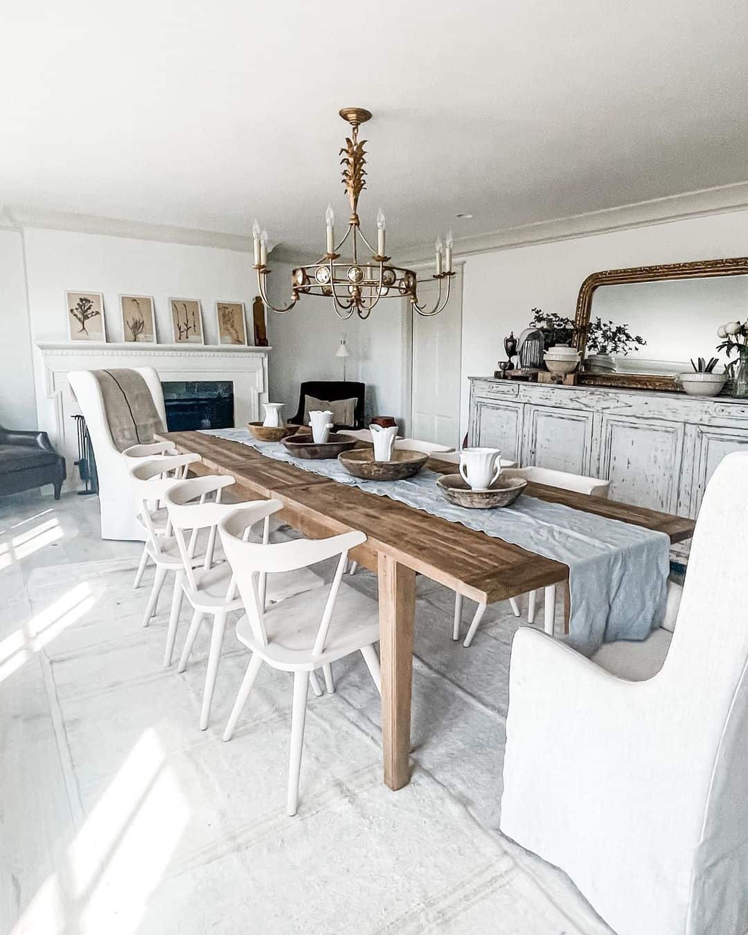 Rustic Dining Room With Minimalist Décor - Soul & Lane Rustic Dining Room With Minimalist Décor - Soul & Lane
