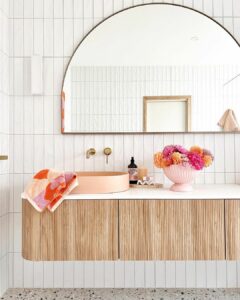 Vertically Stacked Beveled Ceramic Tile - Soul & Lane