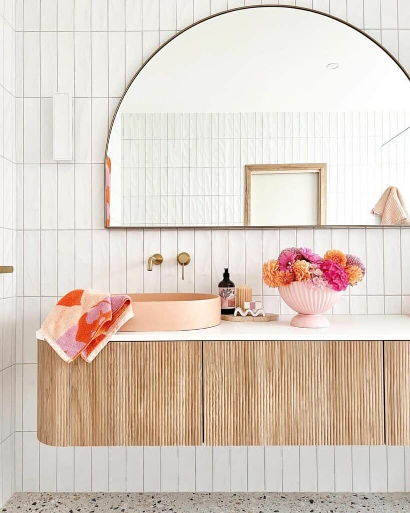 Vertically Stacked Beveled Ceramic Tile - Soul & Lane