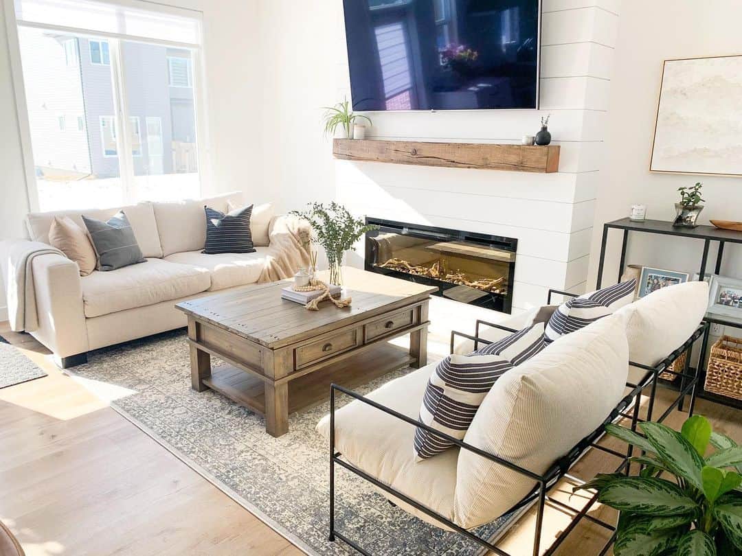 29 Alluring Modern White Living Rooms