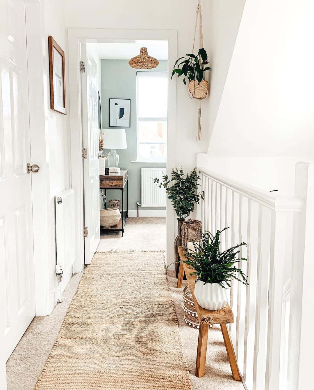 Bohemian Hallway Décor in a Bright Space - Soul & Lane