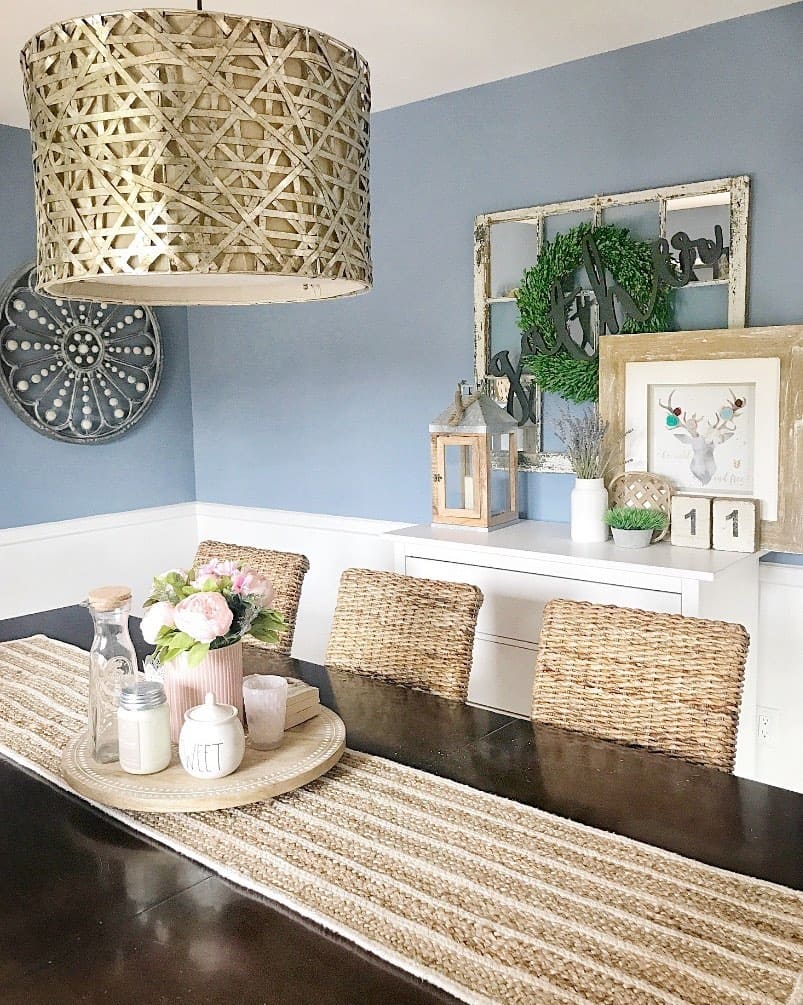 Coastal Farmhouse Dining Room Storage Ideas - Soul & Lane
