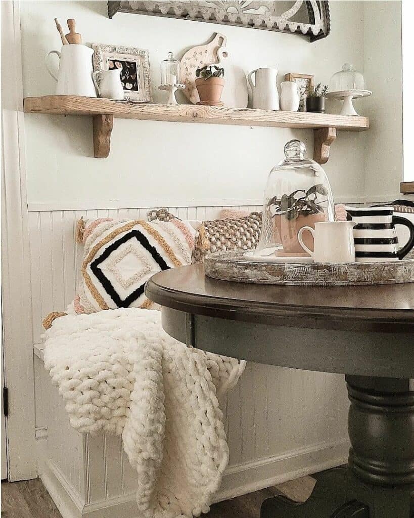Cozy Breakfast Nook Decorated With Vintage Décor - Soul & Lane