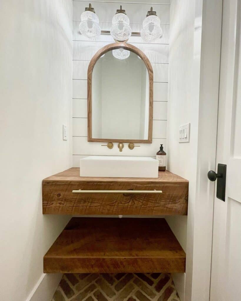 Floating Vanity Made of Wood - Soul & Lane