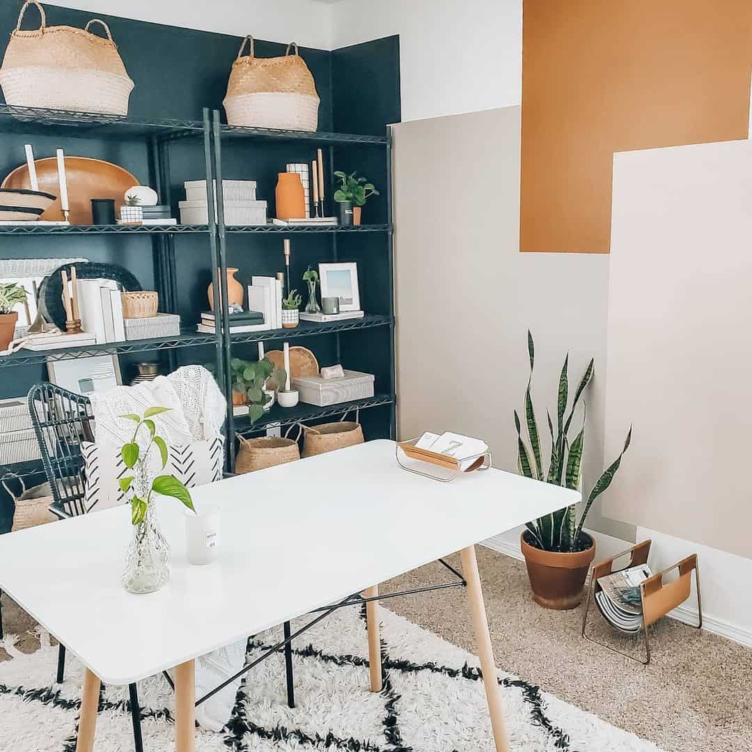 24 Geometric Accent Wall Designs That Make a Big Statement