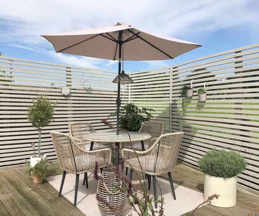 Shaded Area on an Enclosed Patio - Soul & Lane