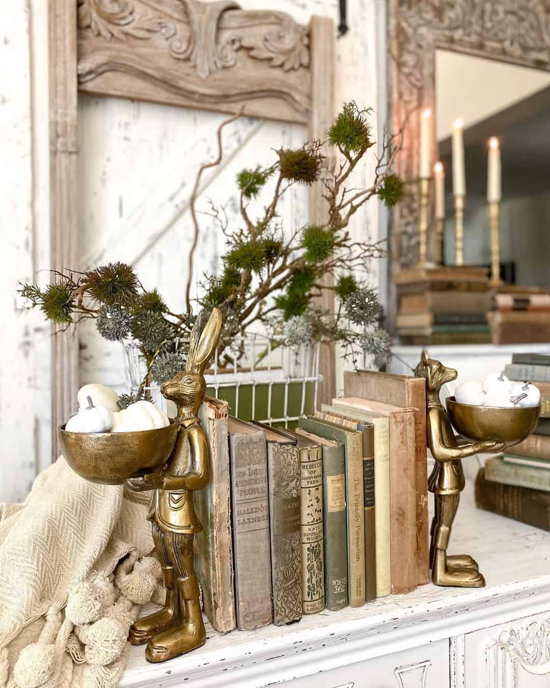 Elegant Farmhouse Aesthetic With Vintage Books - Soul & Lane