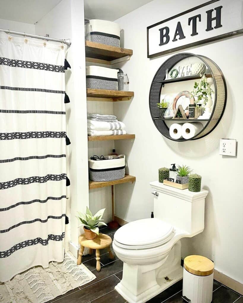 23 Fresh New Ways to Enhance Your Over Toilet Décor