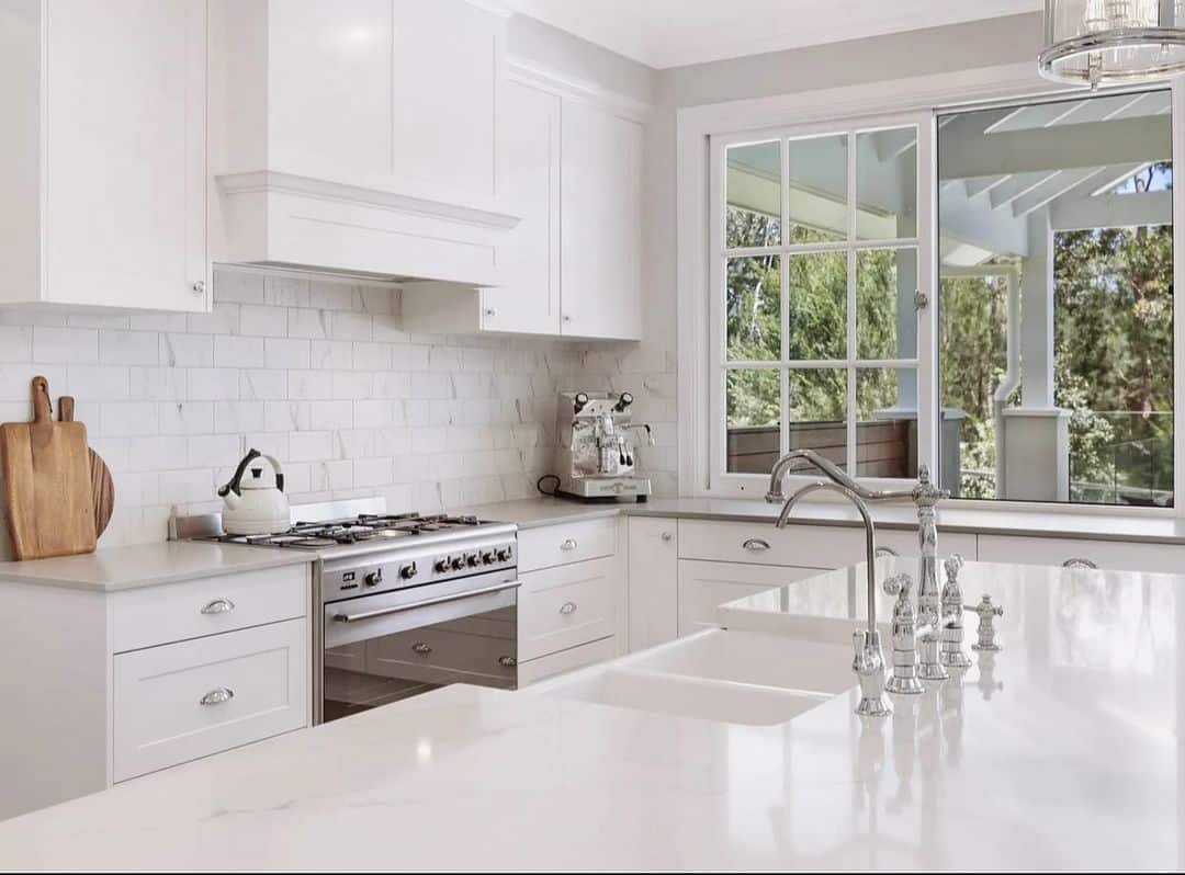 Large Kitchen Window To Connect Inside and Outside - Soul & Lane