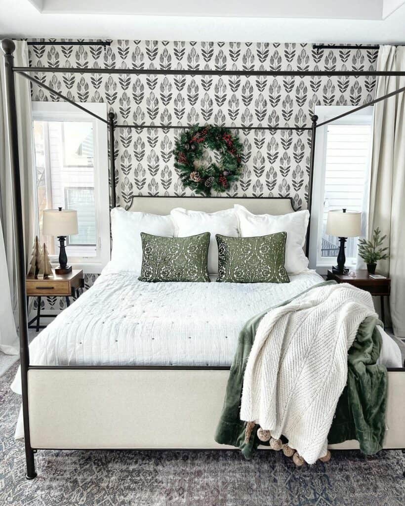 Modern Farmhouse Aesthetic With Floral Wallpaper - Soul & Lane