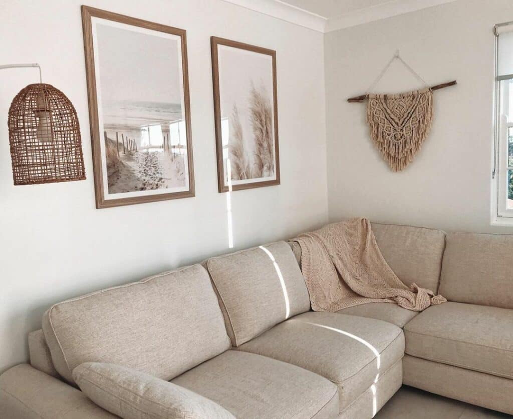 Neutral Bohemian Room Design - Soul & Lane