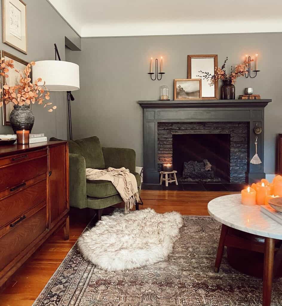 Rich, Earth-toned Living Room - Soul & Lane