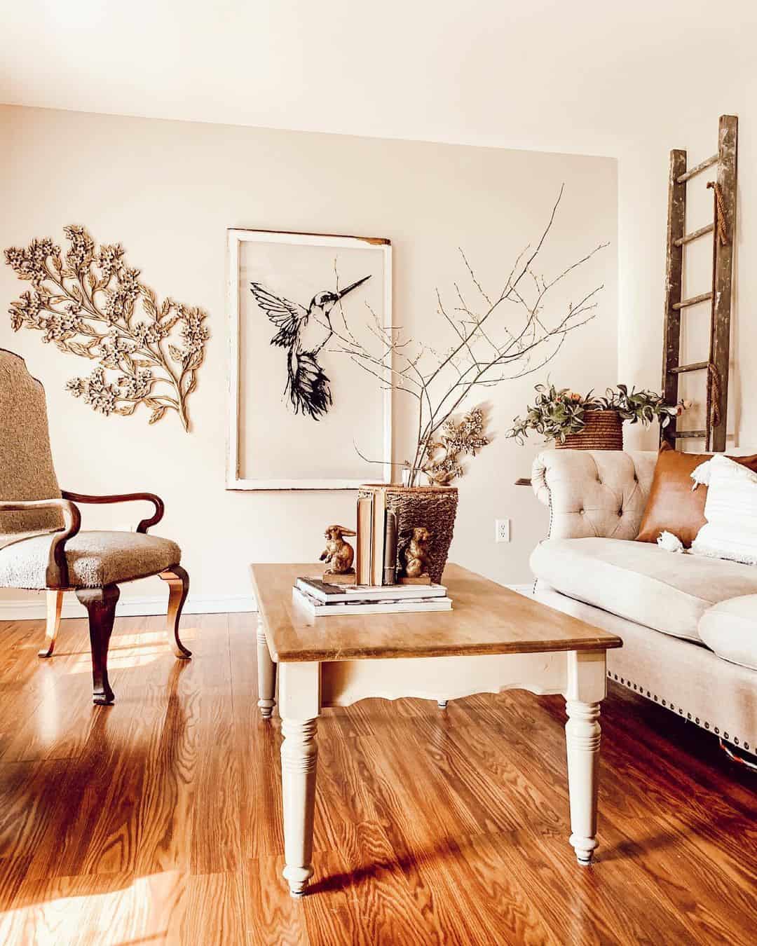 Delicate Décor Infusion in a Classic Living Room - Soul & Lane